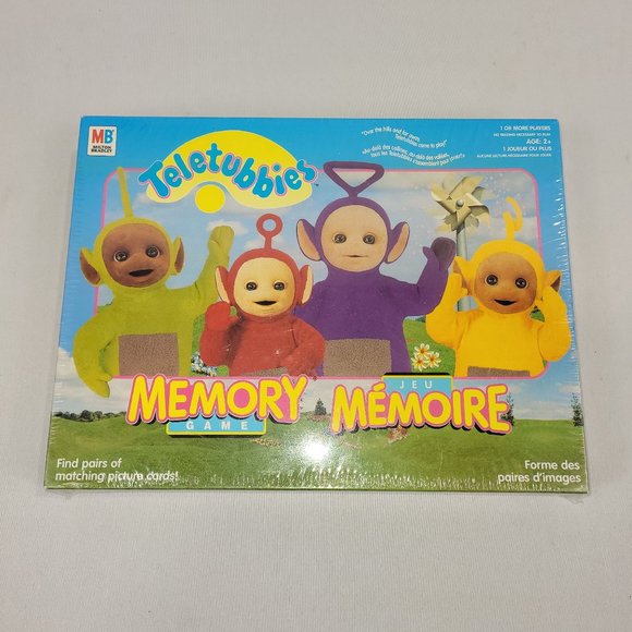 Milton Bradley | Toys | Teletubbies Vintage 999 Memory Match Game By ...